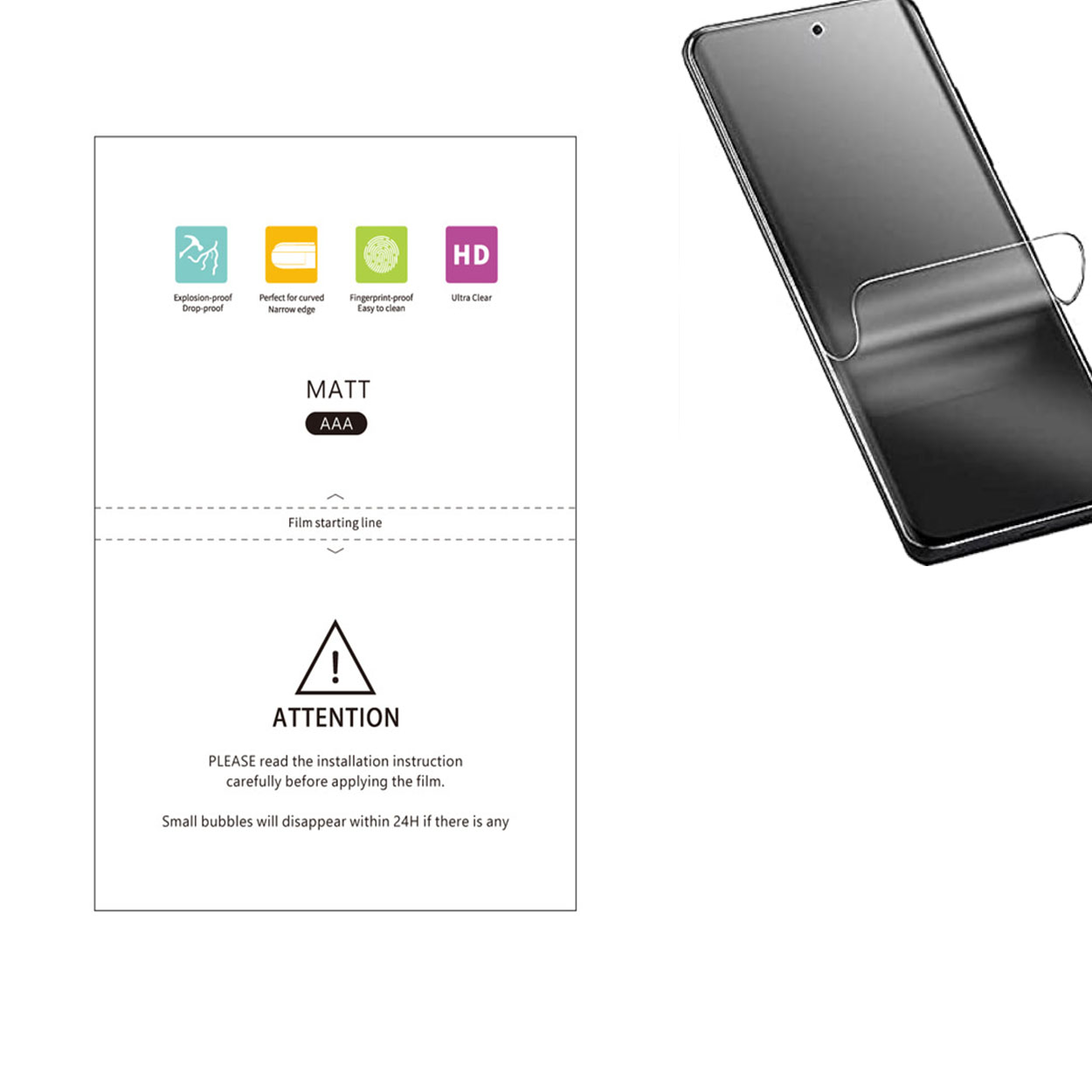 Universal Matte Screen Protector For Screen Cutter