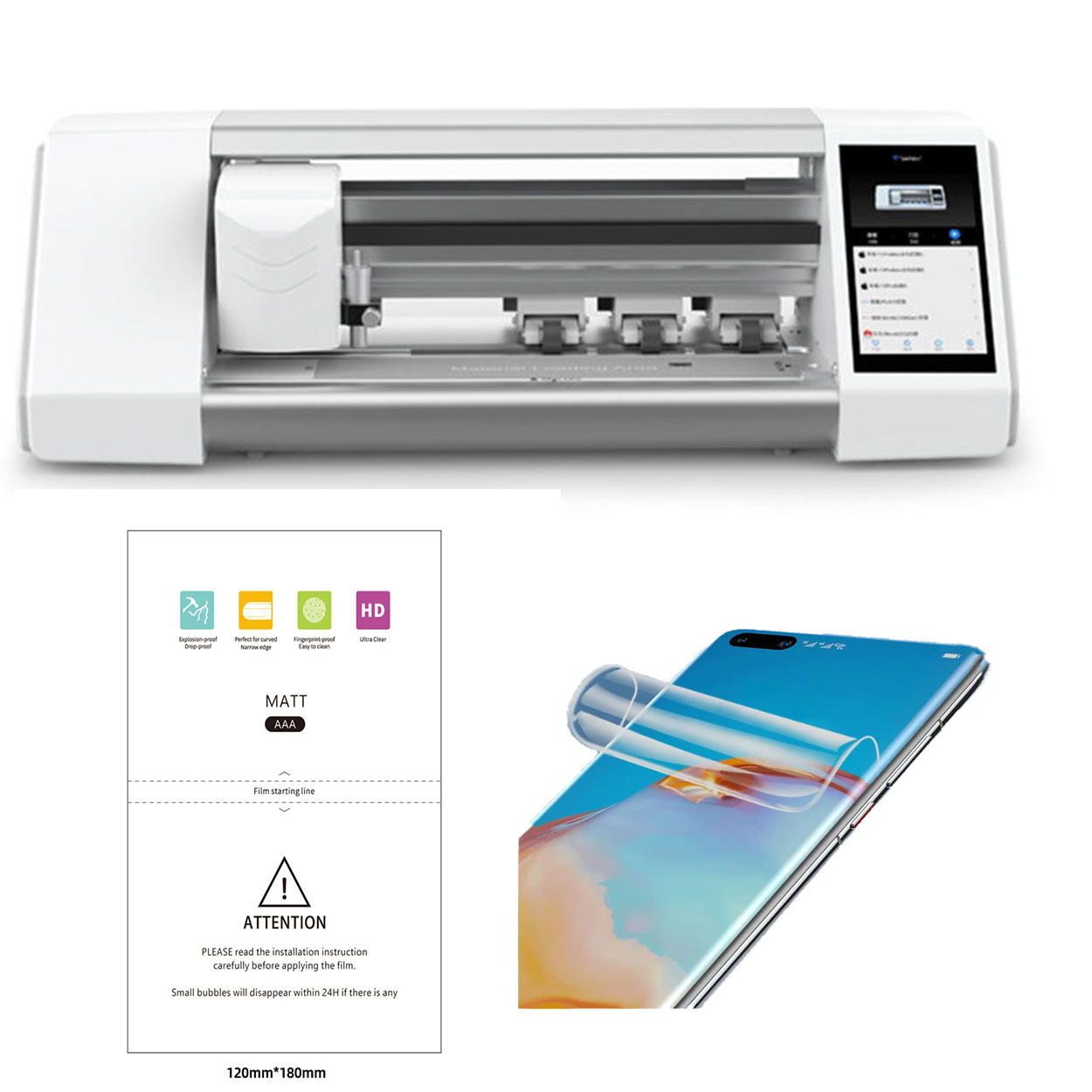 Universal Matte Screen Protector For Screen Cutter