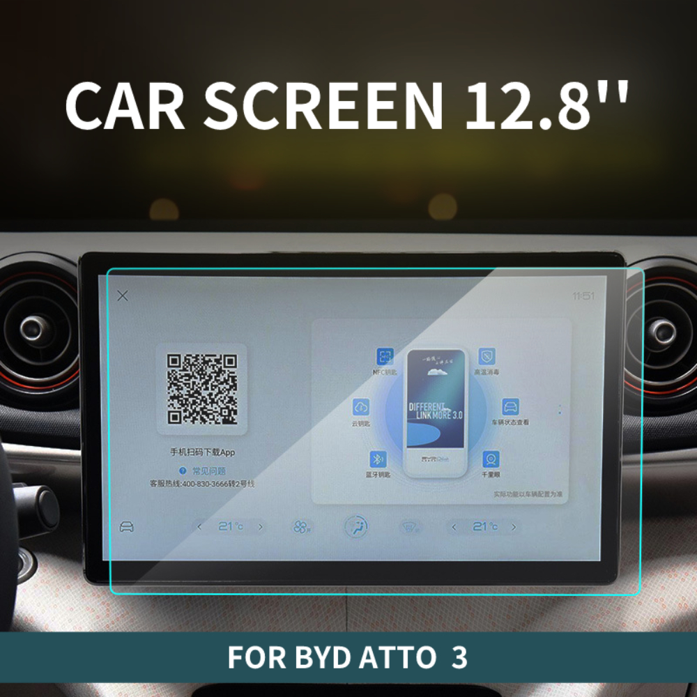 China BYD Atto 3 EV Navigation Tempered Film